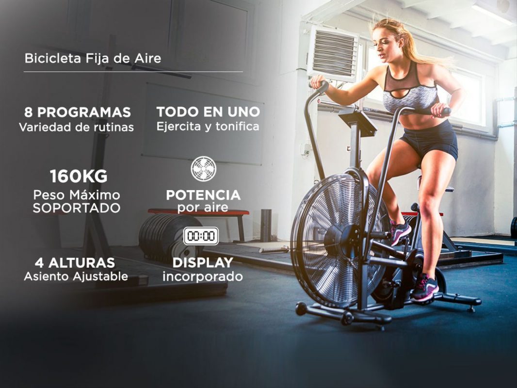 Bicicleta Fija de Aire Air Bike – Durtom